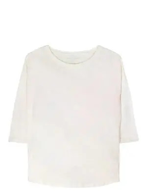 Majestic Filatures Boat-neck T-shirt - Neutrals