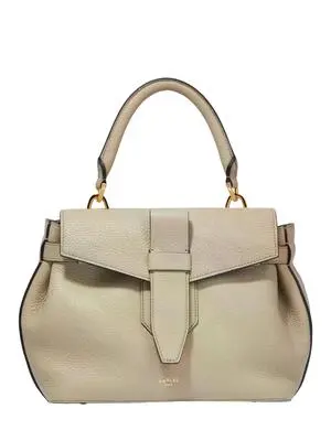 LANCEL Charlie De Small Leather Tote Bag - Neutrals