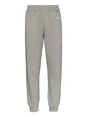 RtA Sydney Straight-leg Cotton Track Pants - Grey