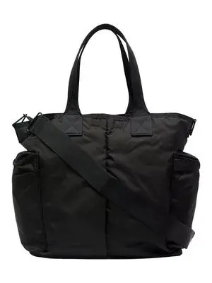 PORTER-YOSHIDA & CO Side-pockets Tote Bag - Black