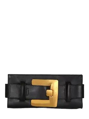 Balmain Anthem Clutch Bag - Black