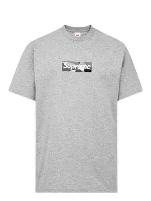 Supreme X Emilio Pucci Box Logo Crew Neck T-shirt - Grey