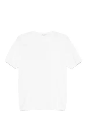 KANGRA Fine-knit T-shirt - Neutrals