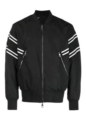 Neil Barrett Thunderbolt Reversible Jacket - Black