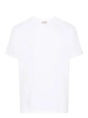 Valentino Garavani Logo-patch Cotton T-shirt - White