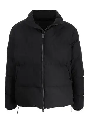 Emporio Armani Padded High-neck Jacket - Black