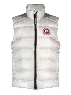 Canada Goose Crofton Logo-patch Padded Gilet - Silver