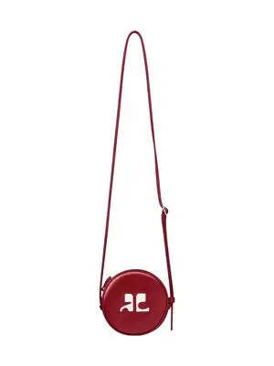 COURREGES Reedition Small Circle Bag Red
