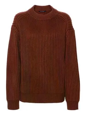 Sofie D'hoore Ribbed Wool-cashmere Sweater - Orange