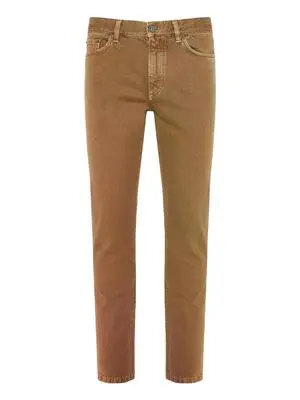 Zegna Slim-cut Jeans - Brown