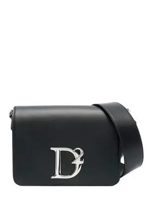 Dsquared2 Logo-plaque Leather Bag - Black
