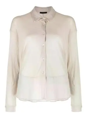Transit Paneled Virgin Wool-blend Top - Neutrals