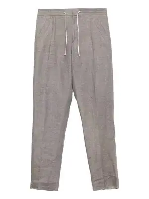 BRETT JOHNSON Drawcord Trousers - Grey