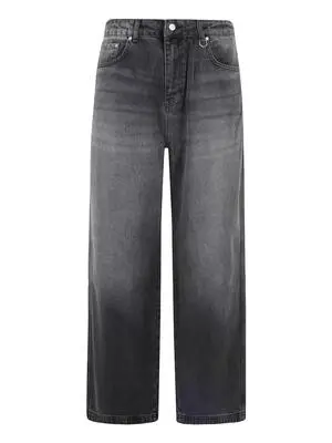 RETERNITY Cotton Five-pocket Jeans - Black