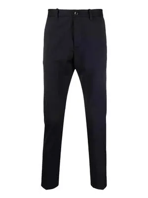 NINE:INTHE:MORNING Slim-cut Chino Trousers - Blue