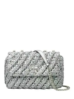 Tory Burch Kira Small Shoulder Bag - Silver