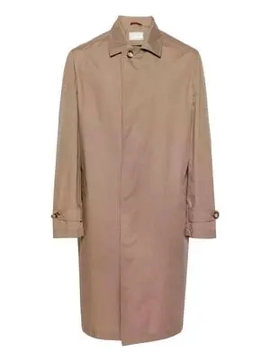 Brunello Cucinelli Single-breasted Lightweight Maxi Coat - Brown