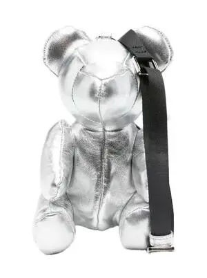 Mihara Yasuhiro Bear-shaped Cross Body Bag - Silver