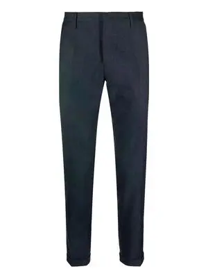 Paul Smith Tapered-leg Wool Chinos - Blue