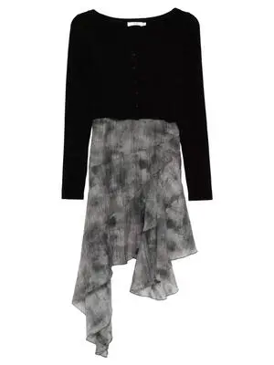 B+AB Two-piece Dress - Black