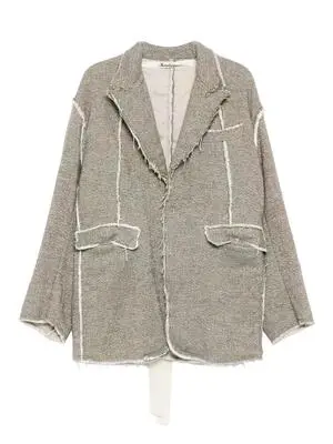 MIDORIKAWA Raw Edge Blazer - Grey