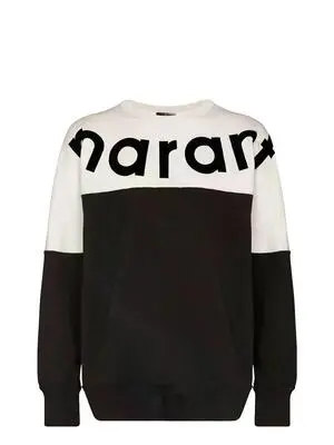 MARANT Howley Two-tone Sweatshirt - Black