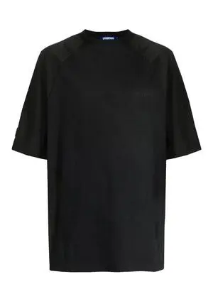 SPOONYARD Hook-detail Short-sleeve T-shirt - Black