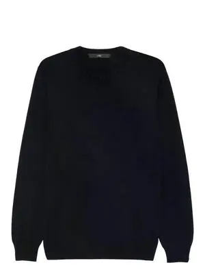 SAPIO Cotton Crew Neck Sweater - Blue