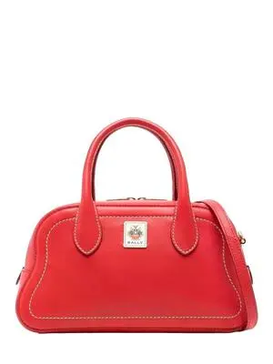 Bally Logo-patch Tote Bag - Red