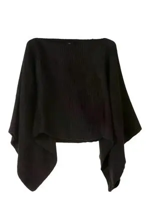 Voz Solid Crop Jumper - Black