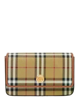 Burberry Hampshire Check Crossbody Bag - Neutrals