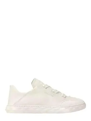 JIMMY CHOO Diamond Light Flex Leather Sneakers - Neutrals