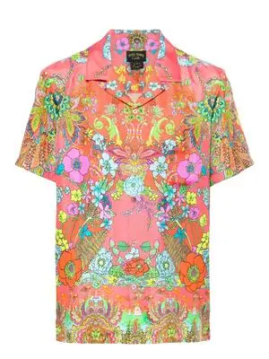 Camilla Windmills And Wildflowers Shirt - Pink