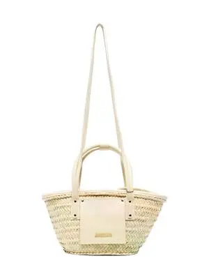 Jacquemus Jacquemus Soli Tote Raffia Bag Neutrals