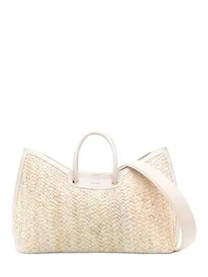 Cult Gaia Idalia Interwoven Tote Bag - Neutrals