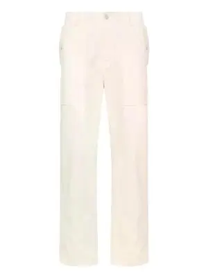 Maison Kitsuné Mid-rise Straight-leg Jeans - Neutrals