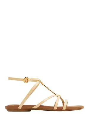 Jacquemus Les Sandales Pralu Leather Sandals - Neutrals