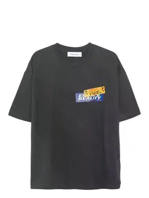 Études Studio Sticker-print T-shirt - Anthracite