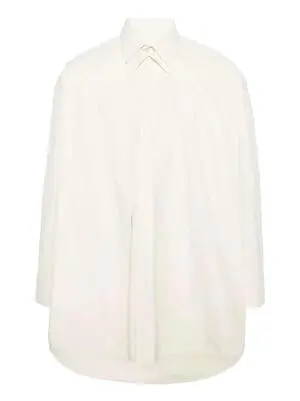 JIL SANDER Layered Cotton Shirt - Neutrals