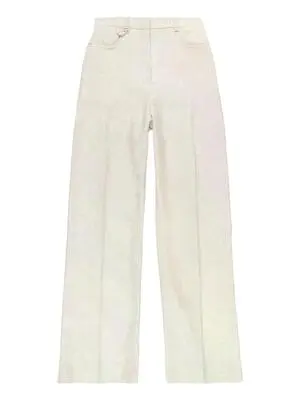 Jacquemus Sauge Flared Trousers - Neutrals