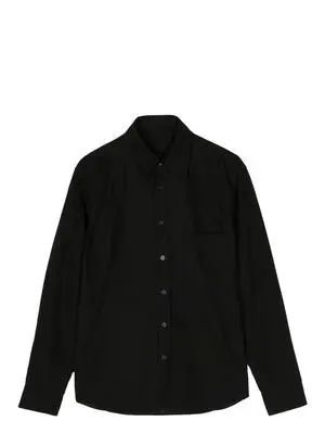 Yohji Yamamoto Detachable-collar Cotton Shirt - Black