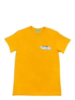 AL AIN Graphic-print T-shirt - Yellow