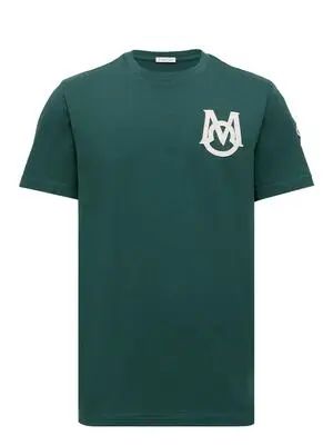 Moncler Monogram Cotton T-shirt - Green