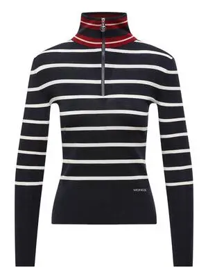 Moncler Striped Wool Turtleneck Sweater - Multicolor