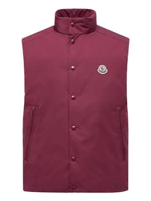 Moncler Pilat Short Down Vest Red