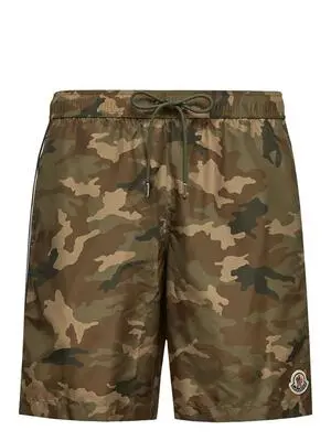 Moncler Printed Board/boxer Swim Shorts - Multicolor