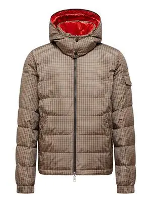 Moncler Jonage Reversible Hooded Short Down Jacket - Brown