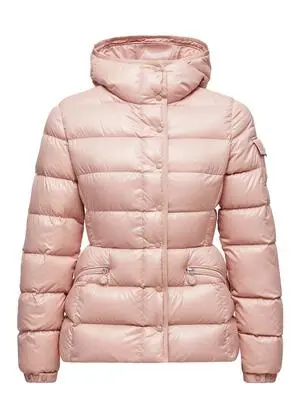 Moncler Barante Hooded Short Down Jacket Pink