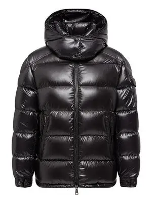 Moncler Maire Hooded Down Jacket - Black