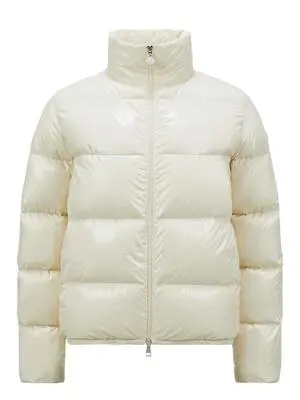 Moncler Abbadia Short Down Jacket White
